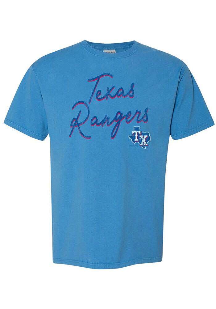 Texas Rangers Womens LIGHT BLUE Classic T-Shirt - 22651706