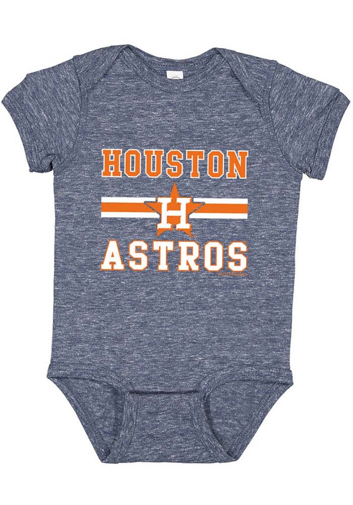 Houston Houston Astros NAVY Baby Home Team One Piece - 22652064