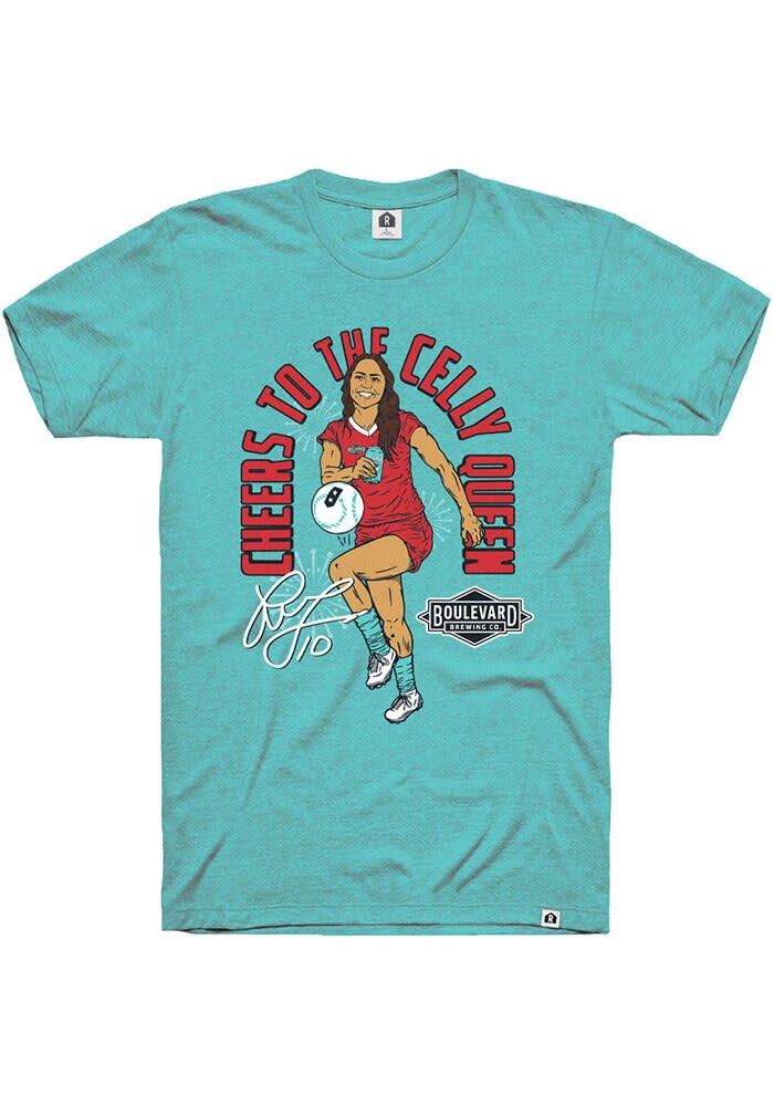 Lo'eau LaBonta KC Current TEAL Celly Queen Short Sleeve Fashion Player ...