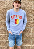 Pitt State Gorillas Arch Mascot GREY Long Sleeve T Shirt - 22780342
