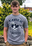 Xavier Musketeers GREY Throwback Short Sleeve T Shirt - 22781685