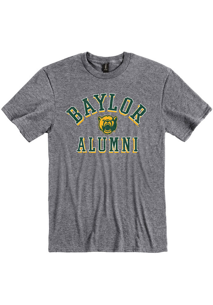Baylor Bears GREY Alumni Short Sleeve T Shirt - 22785503