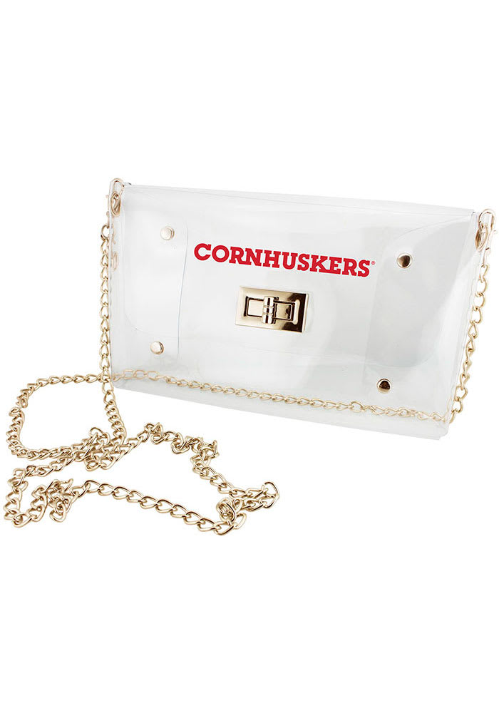 Nebraska Cornhuskers CLEAR Stadium Approved Envelope Clear Tote - 23000340
