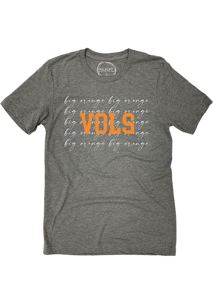 Tennessee Volunteers Womens GREY Script T-Shirt - 23000671