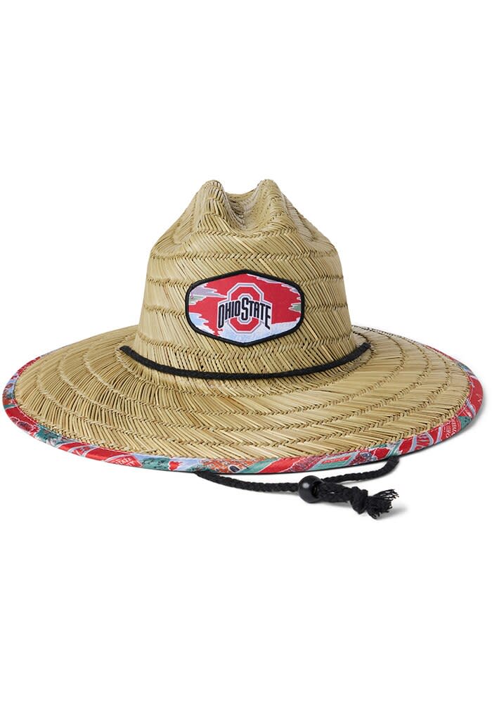 Reyn Spooner Ohio State Buckeyes Brown Scenic Straw Bucket Hat - 23050088