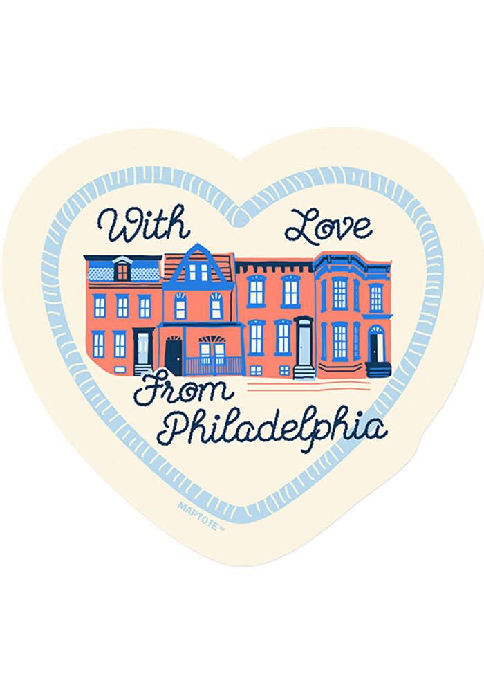 Philadelphia Souvenir | Philadelphia Stickers BLUE Local Iconic Designs ...