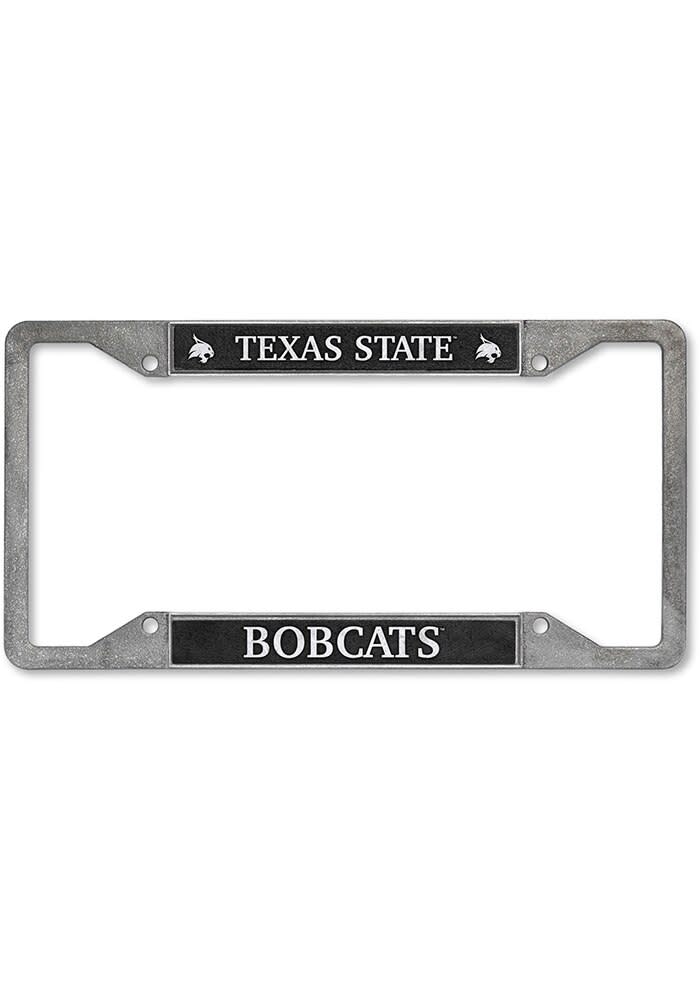 Texas State Bobcats License Plate Frame - Texas State Bobcats MAROON ...
