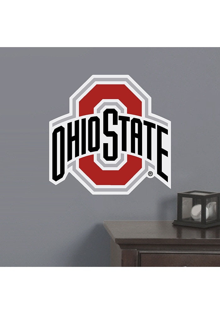 Red Ohio State Buckeyes Athletic O Decal - 2340010