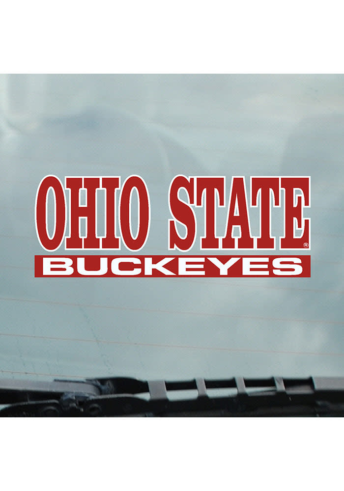Red Ohio State Buckeyes Static Decal - 2340038