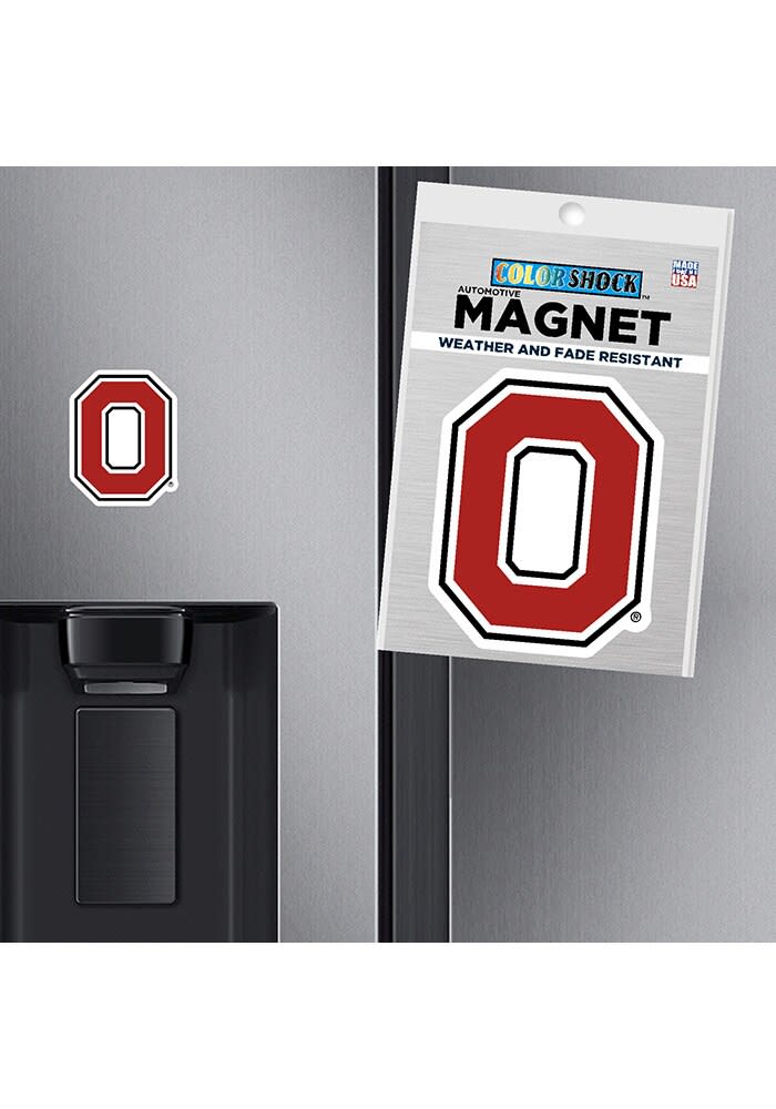 Red Ohio State Buckeyes Block O Mini Magnet - 2340084