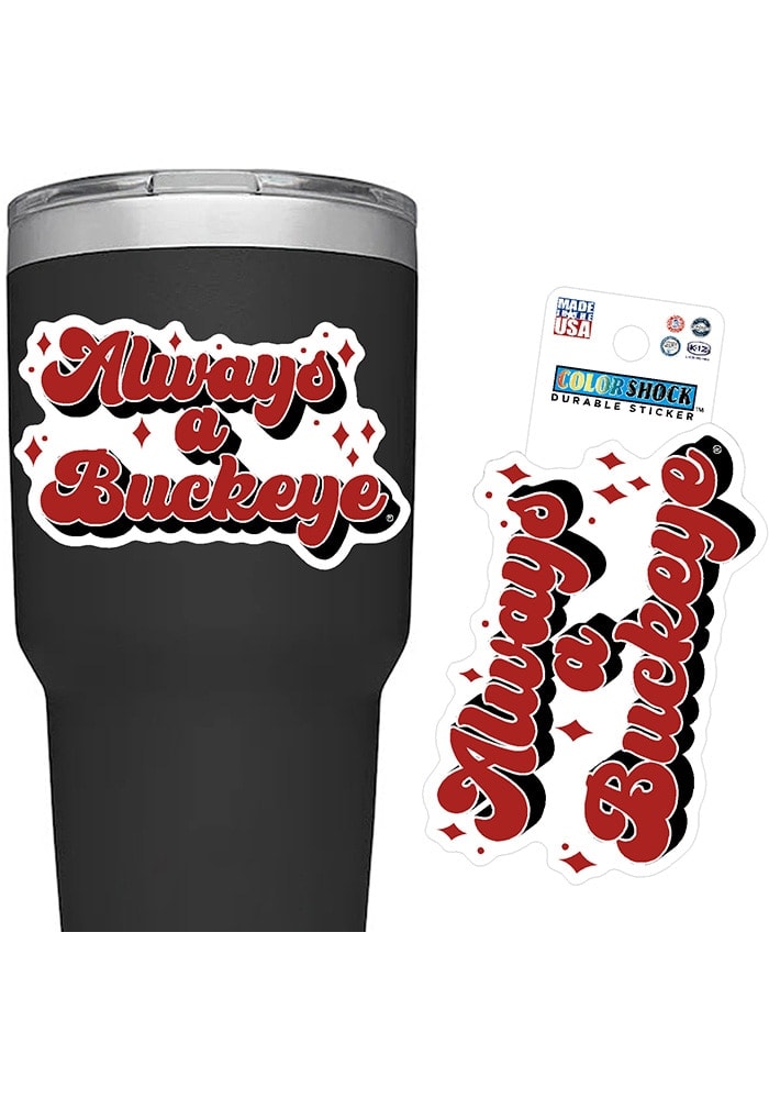 Ohio State Buckeyes Souvenir | Ohio State Buckeyes Stickers Red Always ...