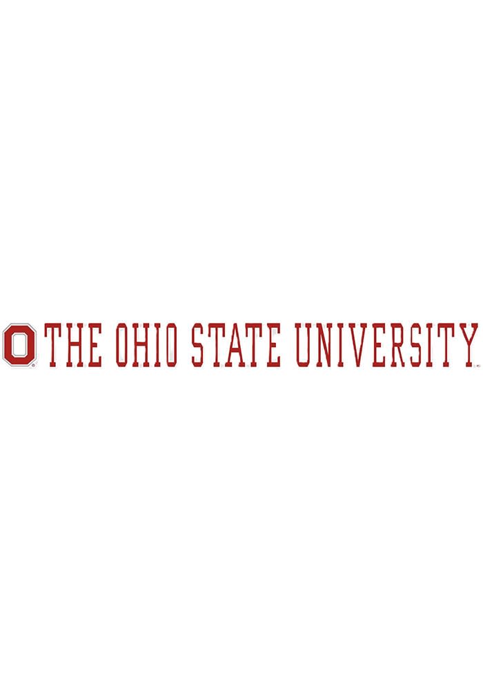 Red Ohio State Buckeyes Licensed Mark Decal - 2340514