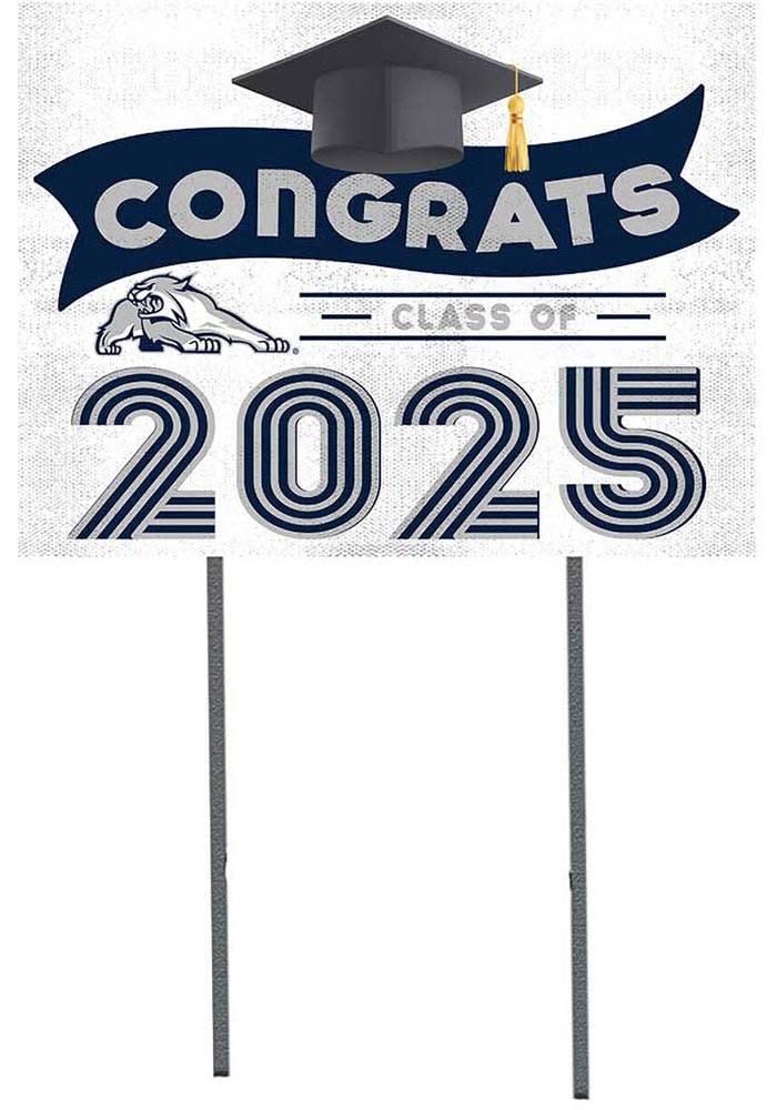 New Hampshire Wildcats White Class of 2025 graduation graphic Yard Sign ...