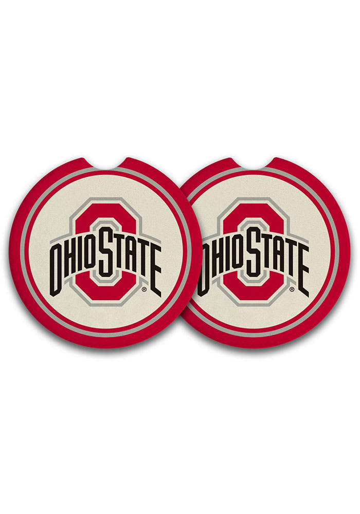 Red Ohio State Buckeyes 2 Pack Car Coaster - 24010559