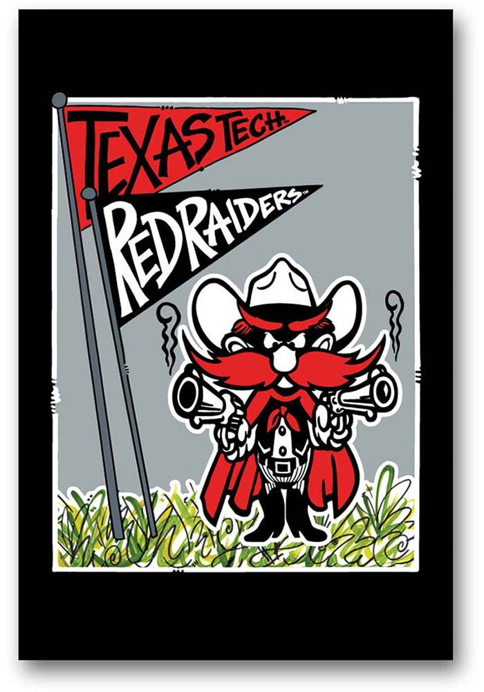 Texas Tech Red Raiders Red Mascot Garden Flag - 24010601