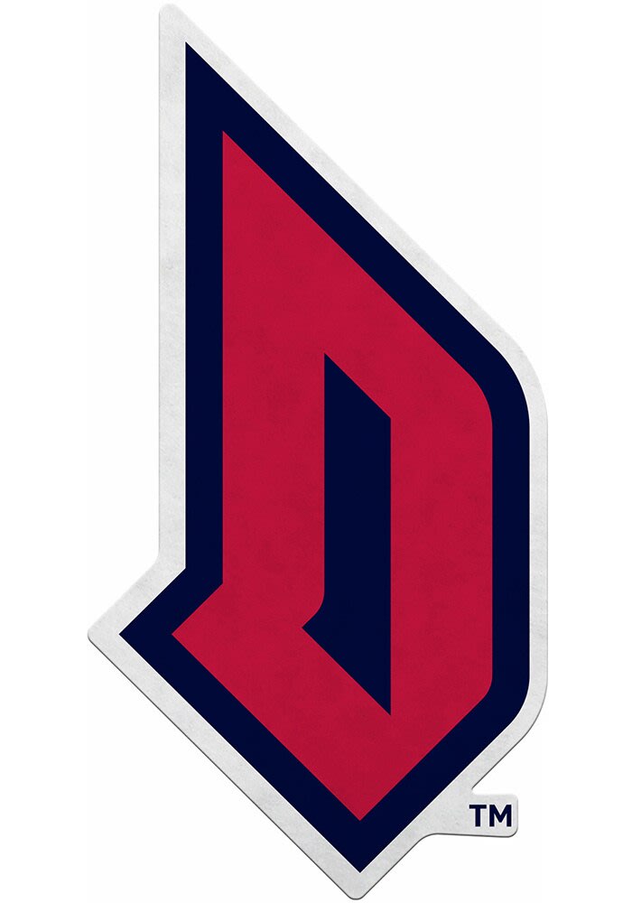 Duquesne Dukes Red Logo Shaped Pennant - 2453253