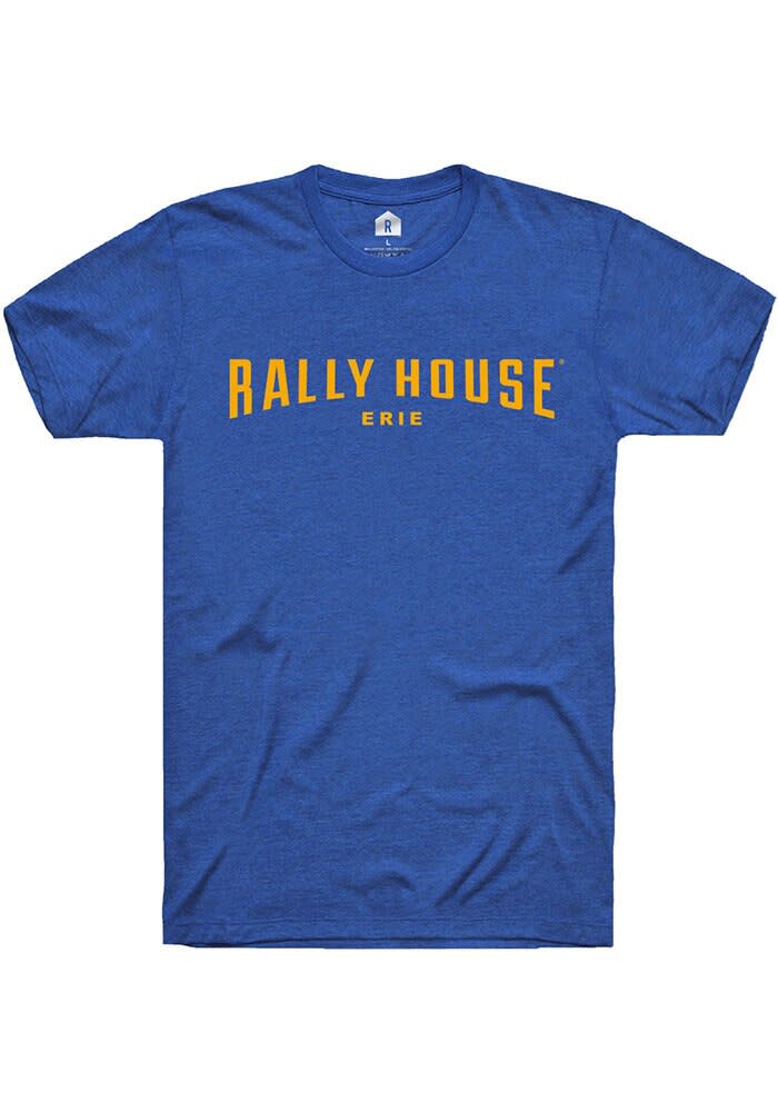 Rally Rally House BLUE Employee Tees Graphic Short Sleeve Fashion T ...
