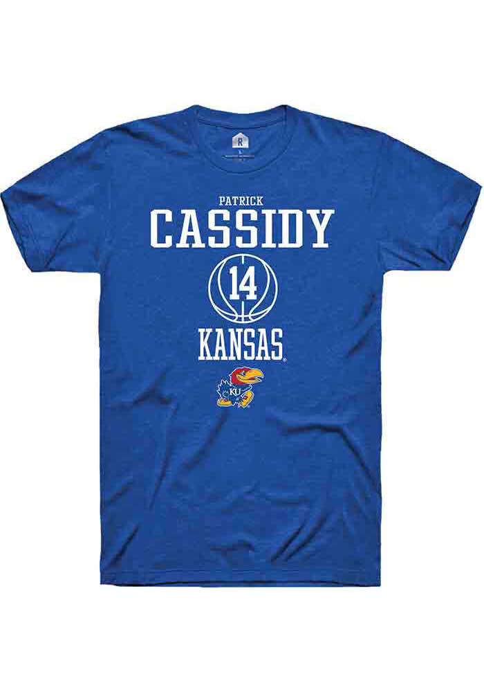 Patrick Cassidy Kansas Jayhawks Rally Royal Nil Sport Icon Short Sleeve T Shirt 2476000572
