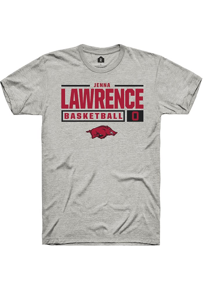 Jenna Lawrence Arkansas Razorbacks Rally ASH NIL Stacked Box Short ...
