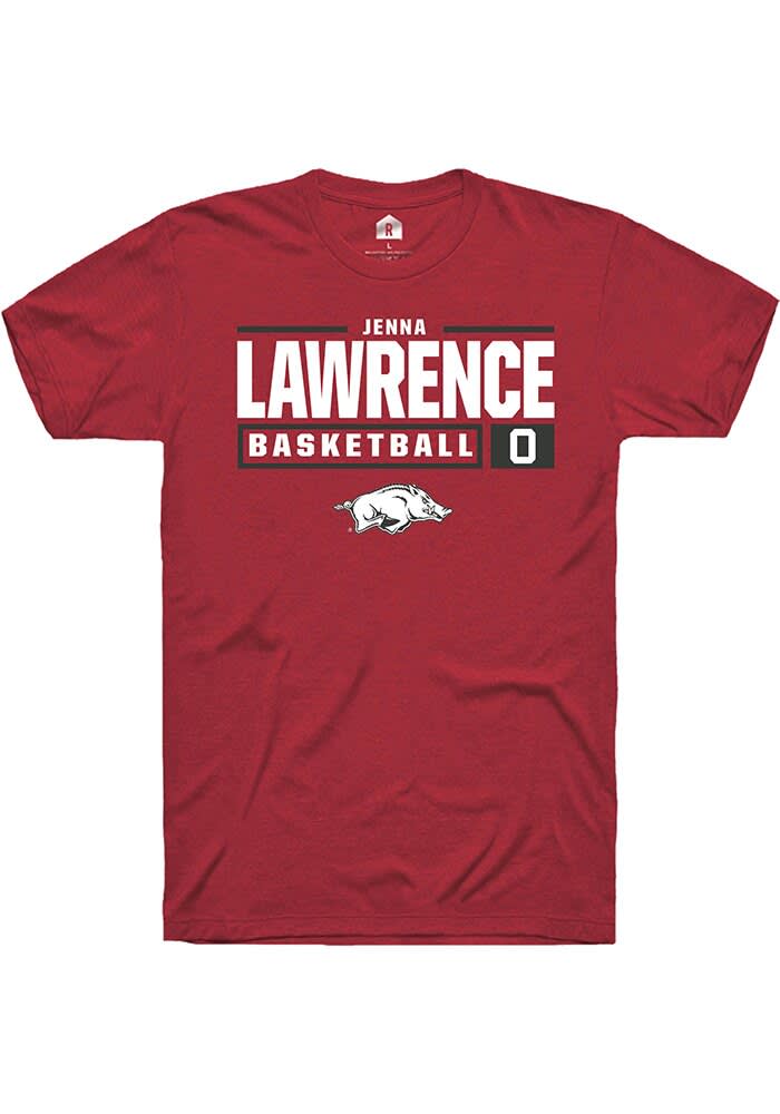 Jenna Lawrence Arkansas Razorbacks Rally Red NIL Stacked Box Short ...