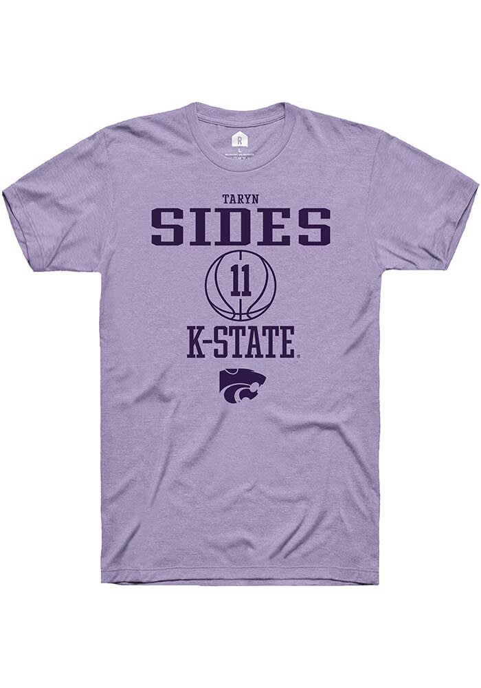 Taryn Sides K-State Wildcats Rally LAVENDER NIL Sport Icon Short Sleeve ...