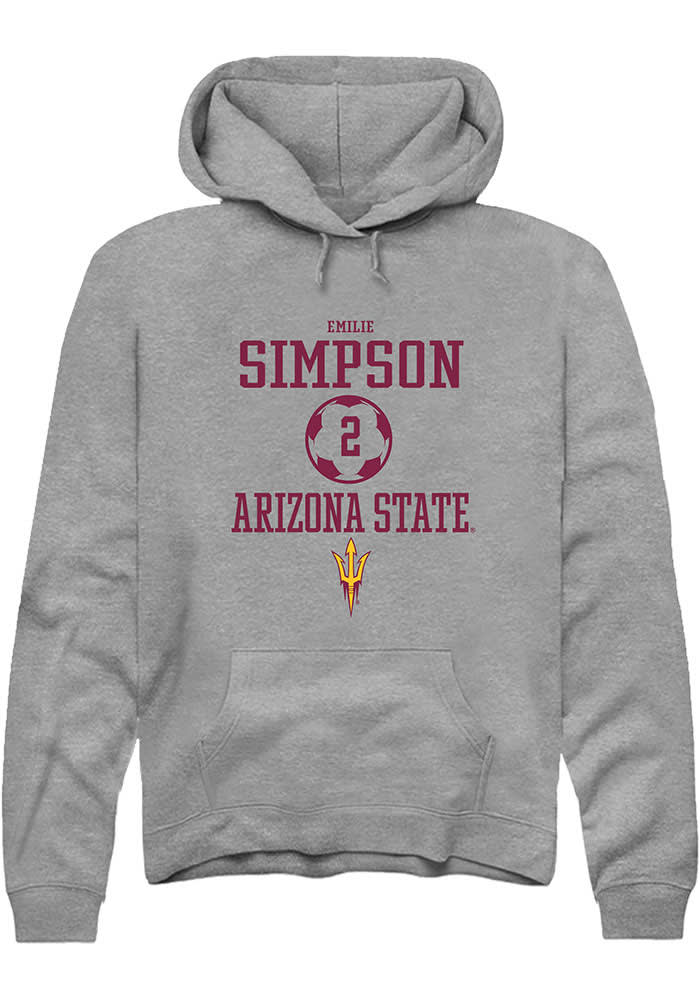 Emilie Simpson Arizona State Sun Devils Mens GRAPHITE NIL Sport Icon ...