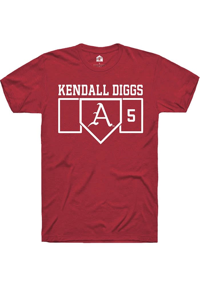 Kendall Diggs Arkansas Razorbacks Rally Red NIL Playing Field Short ...