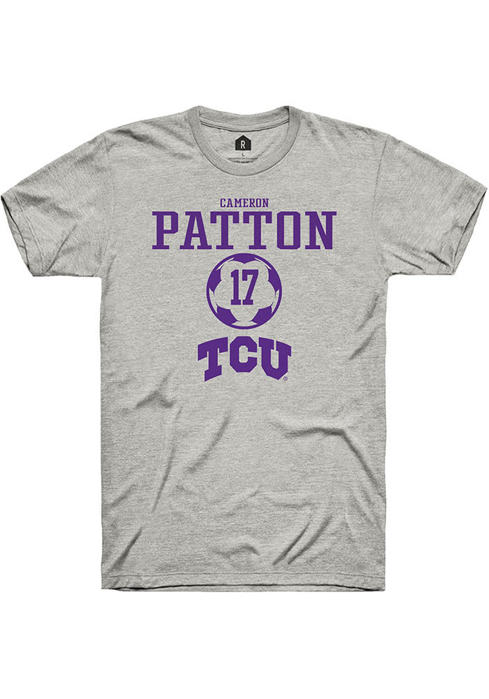 Cameron Patton TCU Horned Frogs Rally ASH NIL Sport Icon Short Sleeve T ...
