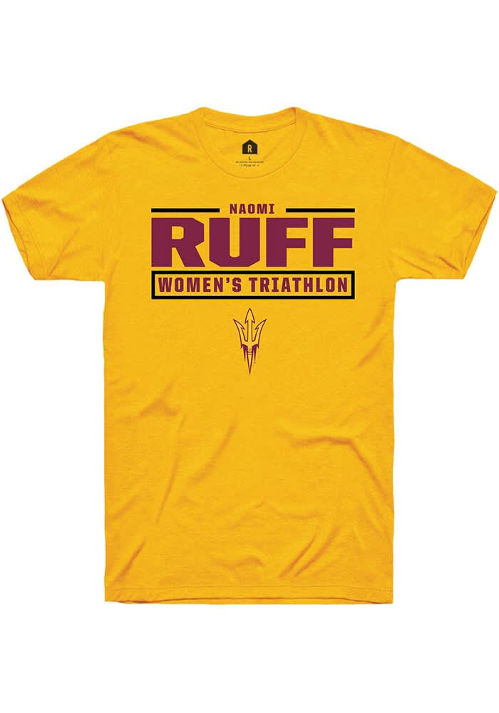 Naomi Ruff Arizona State Sun Devils Rally GOLD NIL Stacked Box Short ...