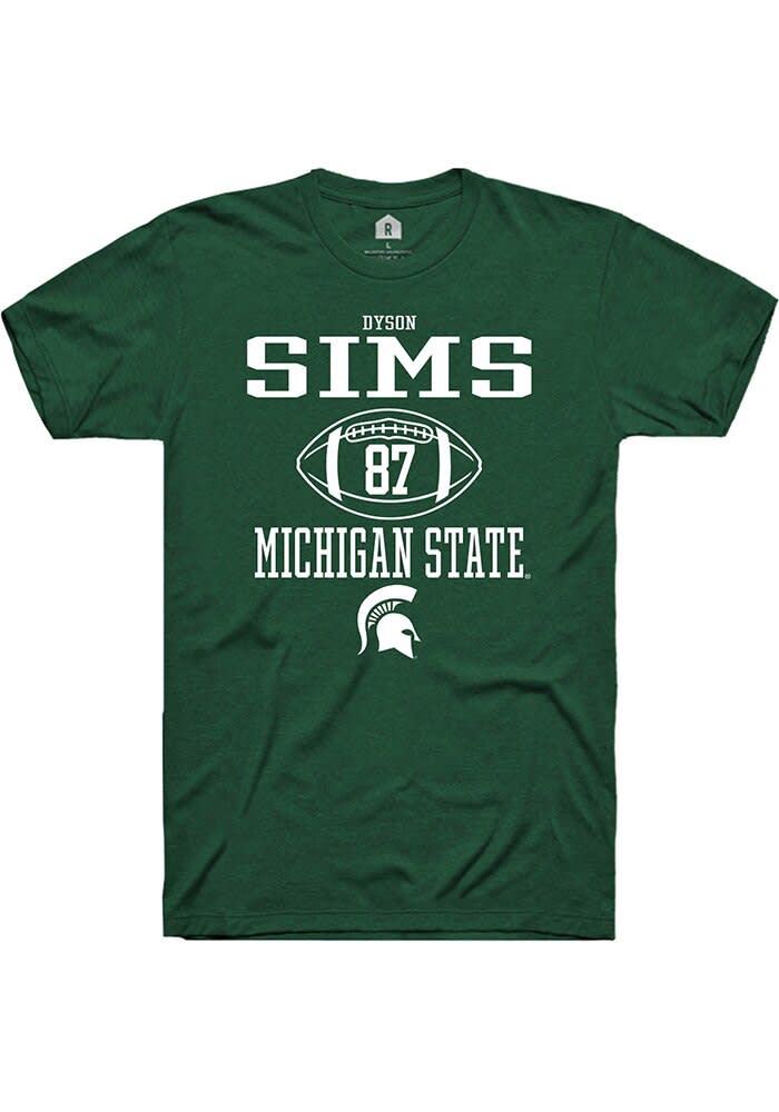 Dyson Sims DARKGREEN Michigan State Spartans NIL Sport Icon Short ...