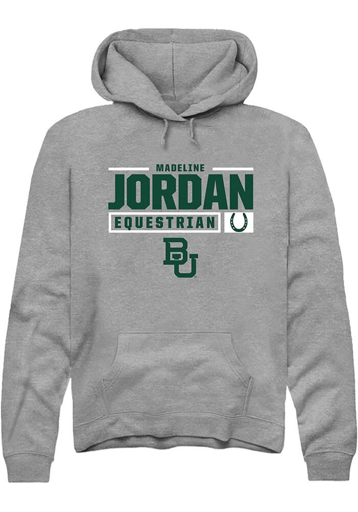 Madeline Jordan Baylor Bears Mens GRAPHITE NIL Stacked Box Hoodie ...