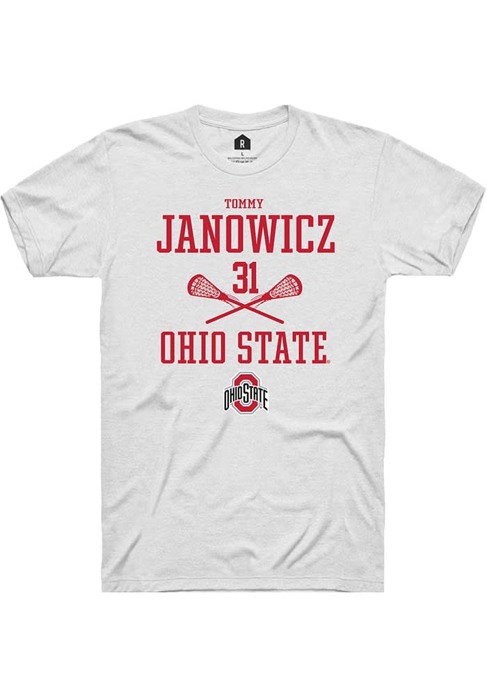 Tommy Janowicz Ohio State Buckeyes Rally White NIL Sport Icon Short ...