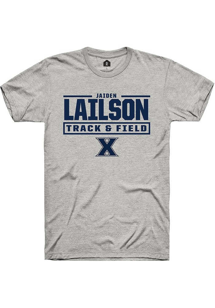 Jaiden Lailson Xavier Musketeers Rally ASH NIL Stacked Box Short Sleeve ...
