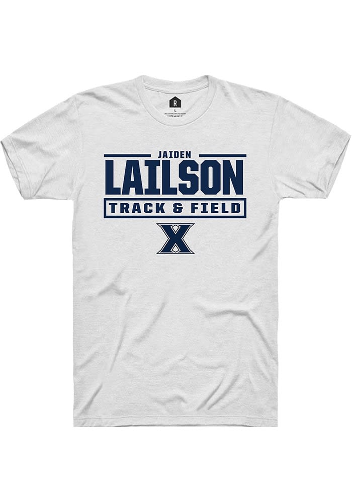 Jaiden Lailson Xavier Musketeers Rally White NIL Stacked Box Short ...