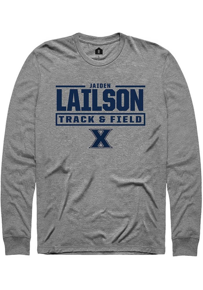 Jaiden Lailson Xavier Musketeers Rally GRAPHITE NIL Stacked Box Long ...