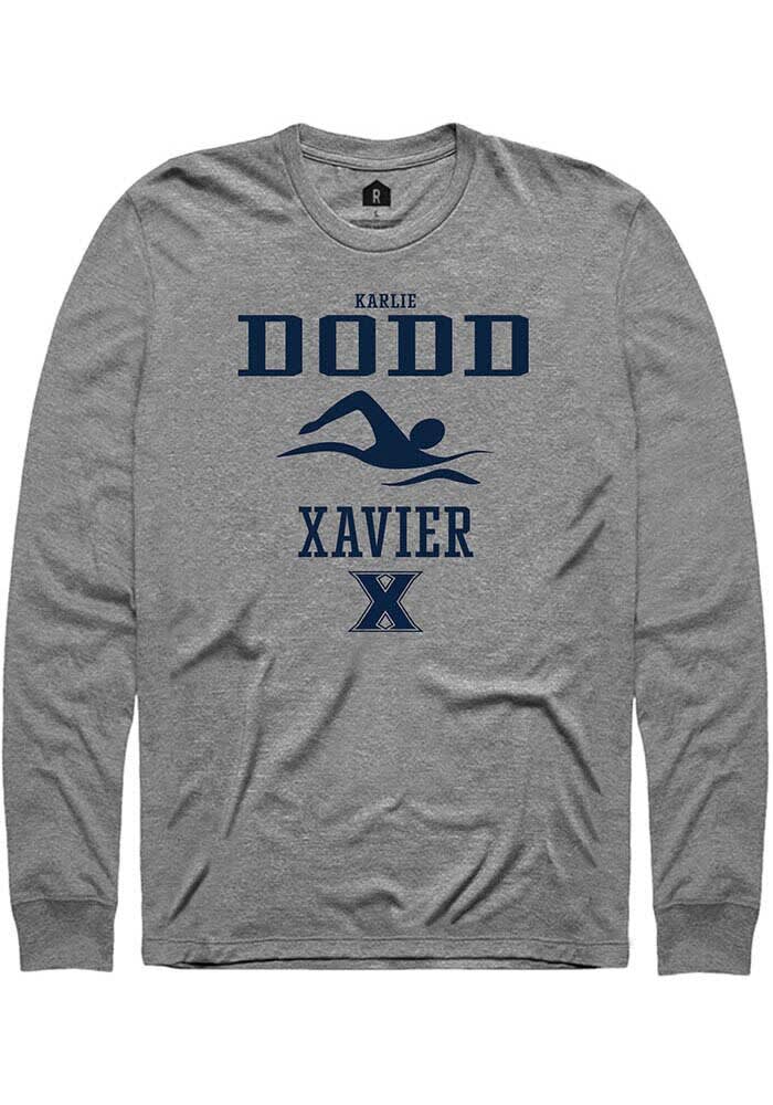 Karlie Dodd Xavier Musketeers Rally GRAPHITE NIL Sport Icon Long Sleeve ...