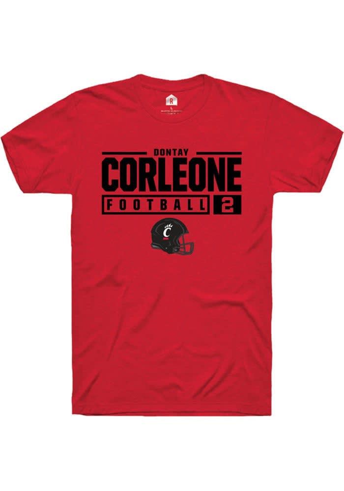 Dontay Corleone RED Cincinnati Bearcats NIL Stacked Box Short Sleeve T ... Dontay Corleone RED Cincinnati Bearcats NIL Stacked Box Short Sleeve T ...