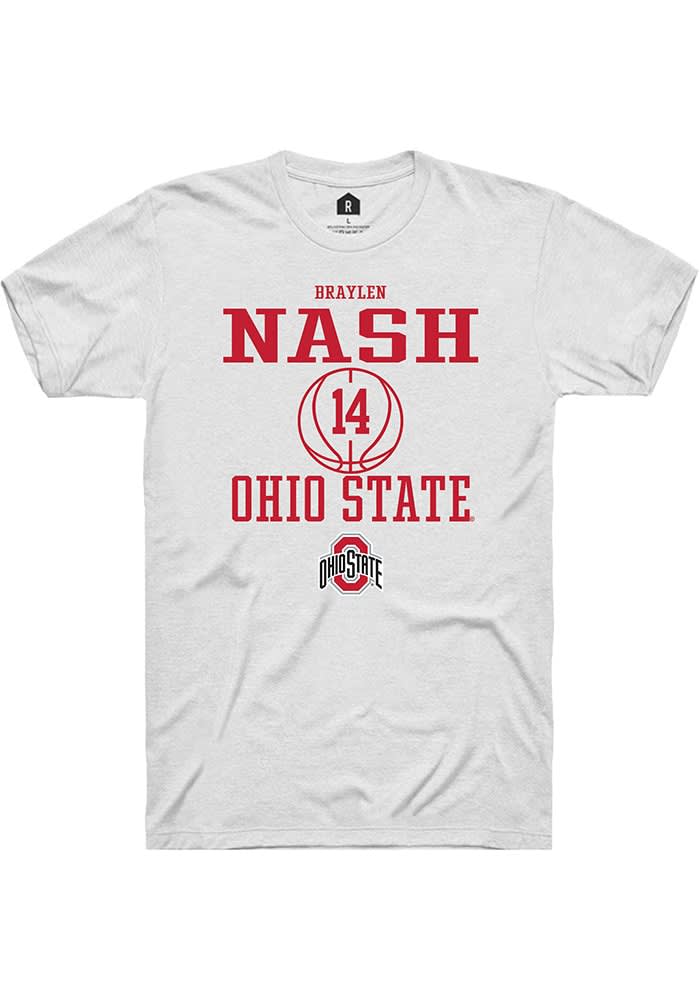Braylen Nash Ohio State Buckeyes Rally White NIL Sport Icon Short ...