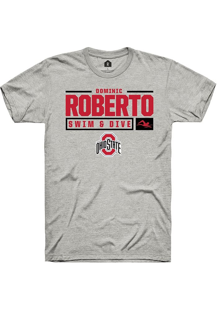 Dominic Roberto Ohio State Buckeyes Rally ASH NIL Stacked Box Short ...