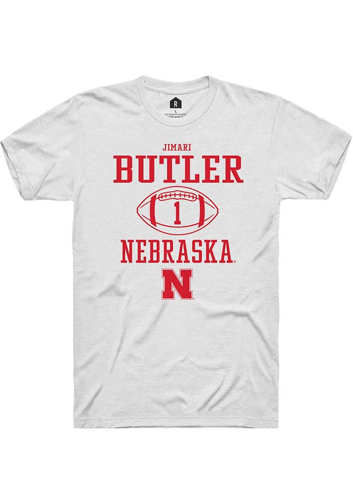 Jimari Butler Nebraska Cornhuskers Rally White NIL Sport Icon Short ...