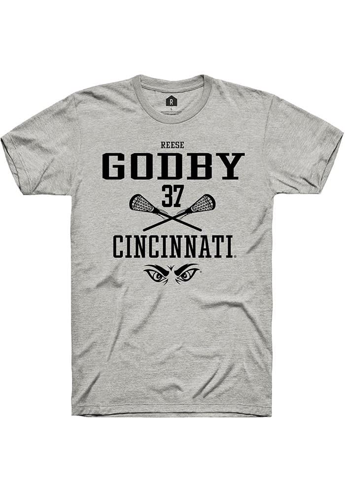 Reese Godby ASH Cincinnati Bearcats NIL Sport Icon Short Sleeve T Shirt ...