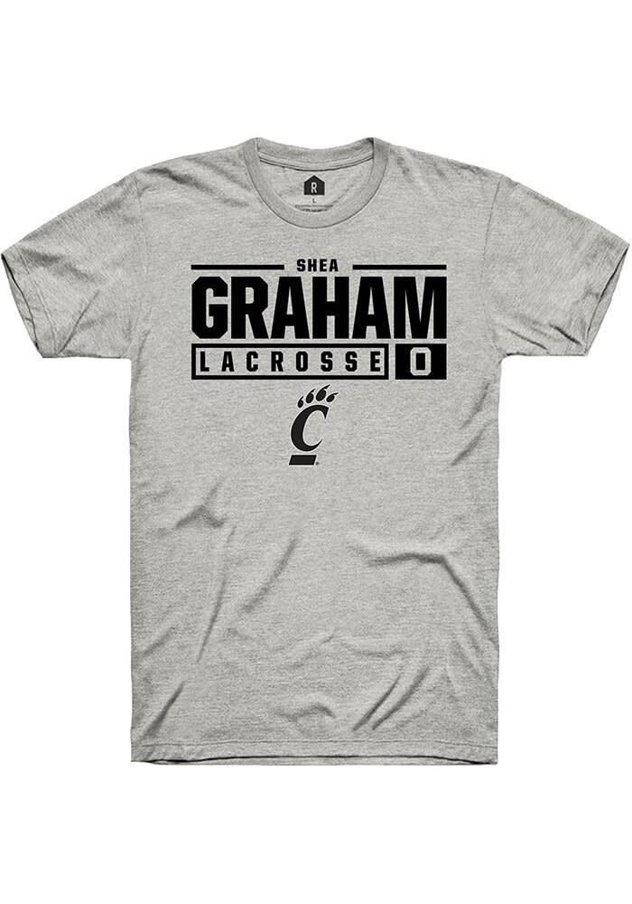 Shea Graham Cincinnati Bearcats Rally ASH NIL Stacked Box Short Sleeve ...