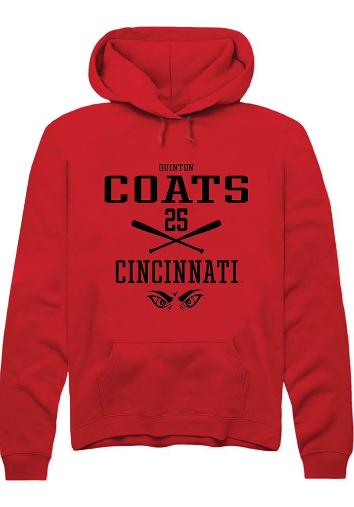 Quinton Coats Mens Red Cincinnati Bearcats NIL Sport Icon Hoodie ...