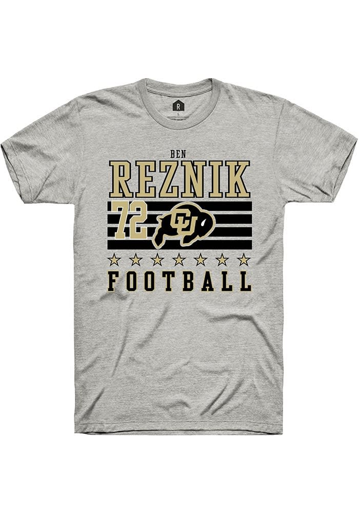 Ben Reznik Colorado Buffaloes Rally ASH NIL Striped Short Sleeve T ...