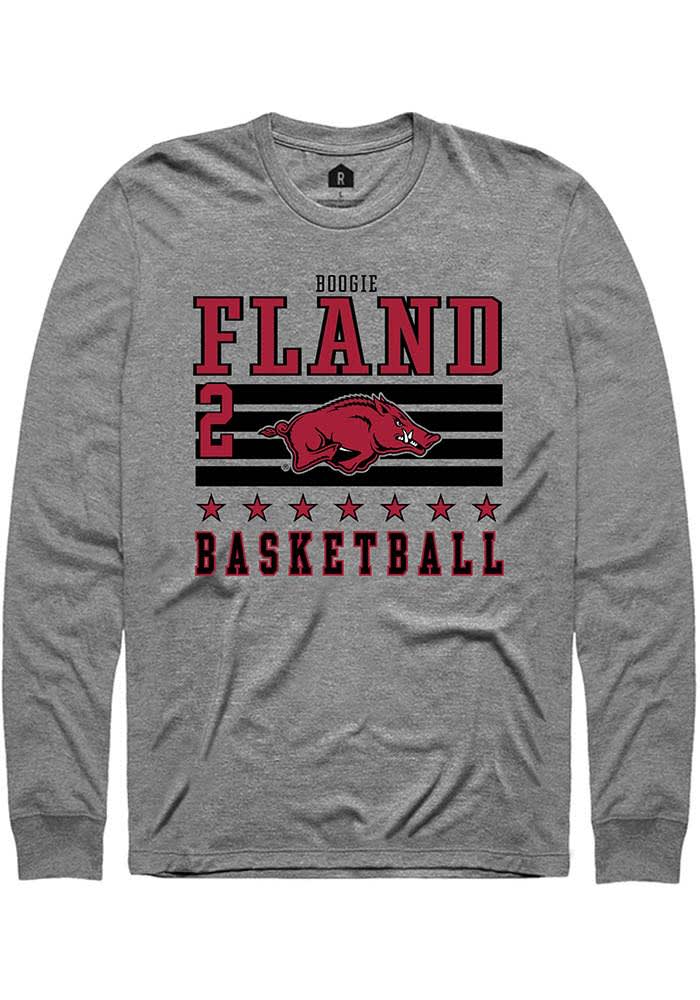 Boogie Fland Arkansas Razorbacks Rally NIL Striped Long Sleeve T Shirt ...