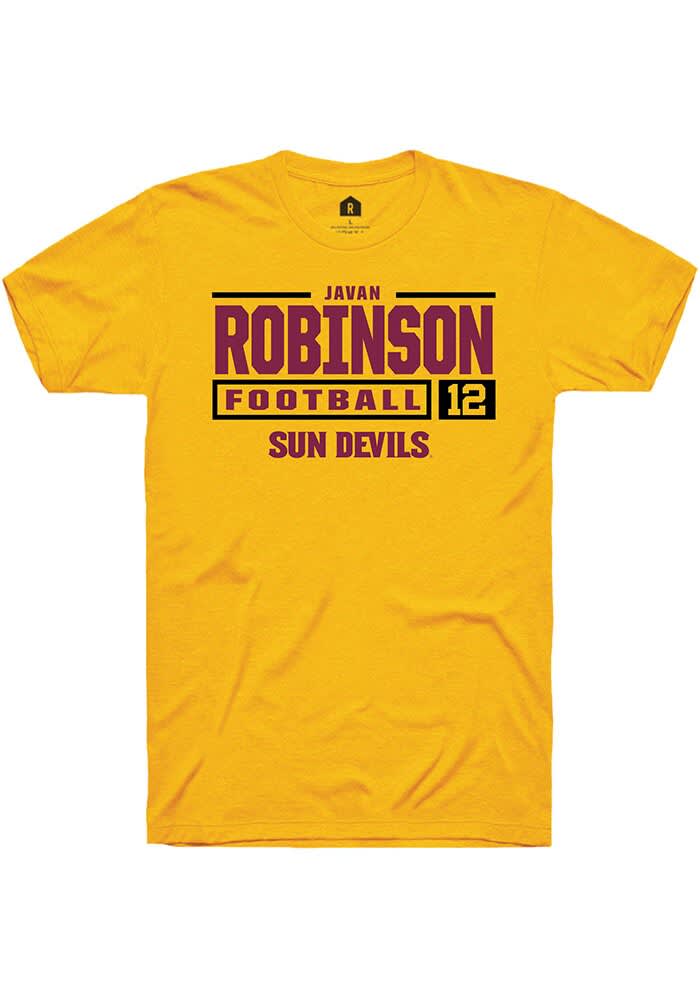 Javan Robinson Arizona State Sun Devils Rally GOLD NIL Stacked Box ...
