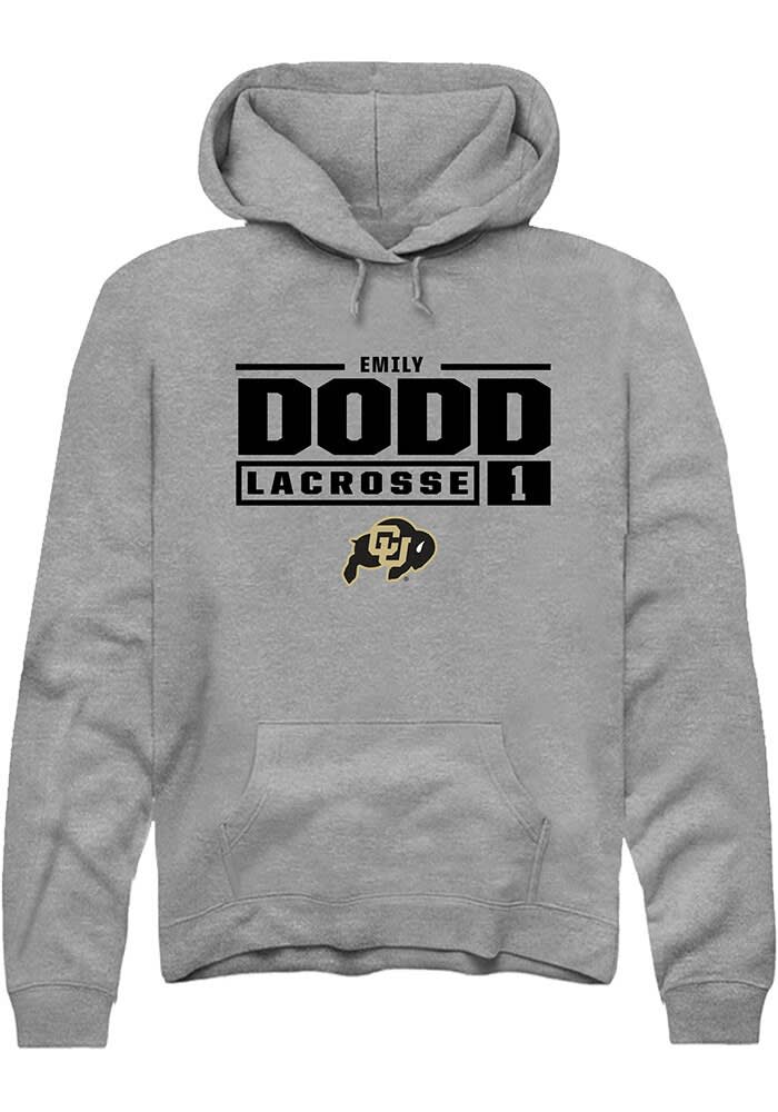 Emily Dodd Colorado Buffaloes Mens GRAPHITEHEATHER NIL Stacked Box ...