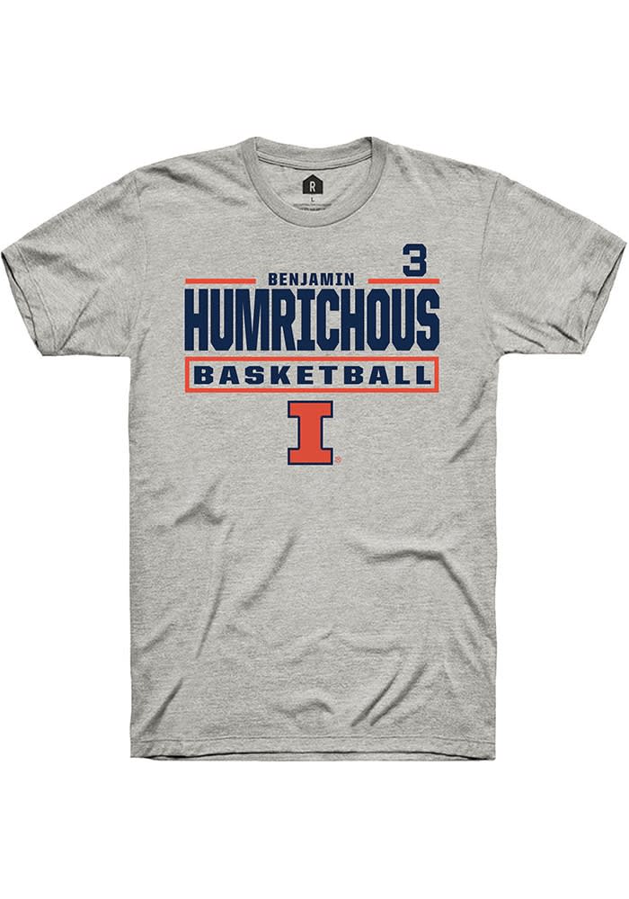 Benjamin Humrichous Illinois Fighting Illini Rally ASH NIL Stacked Box ...