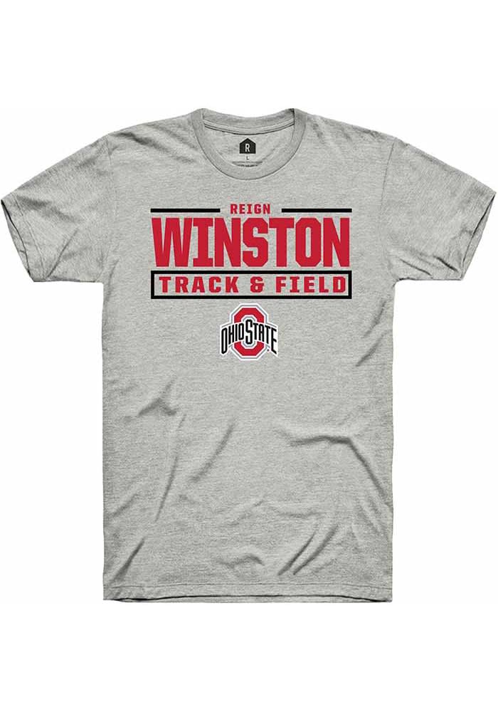 Reign Winston ASH Ohio State Buckeyes NIL Stacked Box Short Sleeve T ...
