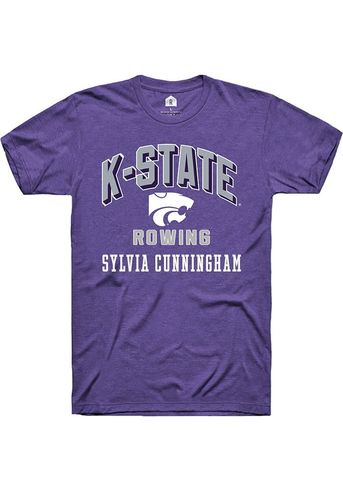 Sylvia Cunningham K-State Wildcats Rally PURPLE NIL Arch Logo Short ...